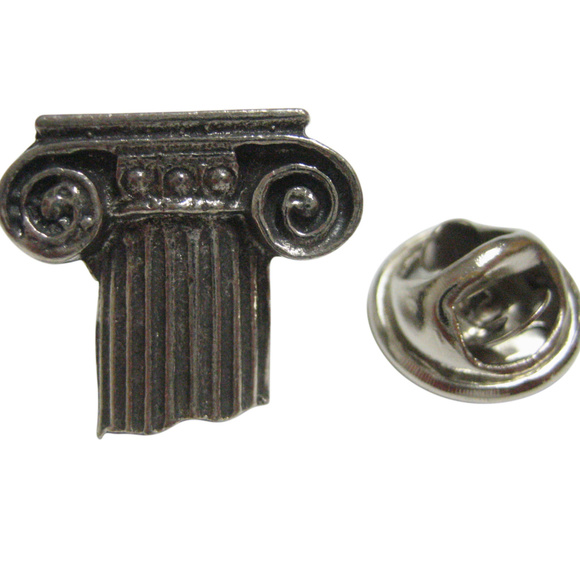Kiola Designs | Accessories | Textured Greek Column Lapel Pin | Poshmark